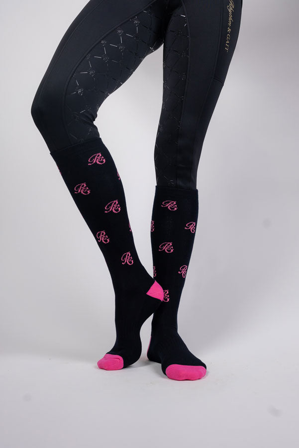Equestrian compression socks – Pattern – Rhythm & Gait Clothing